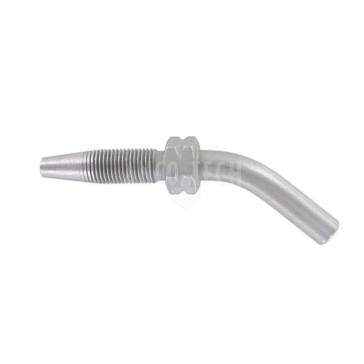 Hose stud Extra short 6mm angled for high pressure hose 8.6x4 853-380-004